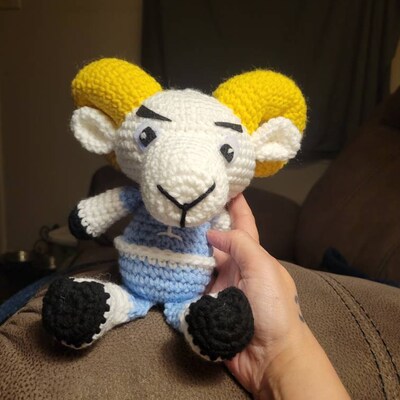PATTERN: Reagan the Ram Crochet Ram Pattern Amigurumi Ram Pattern ...