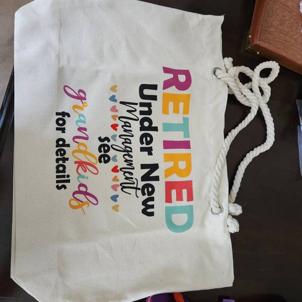 Retired Bag, Retirement Gift for Women, Retirement Gift Bag, Retired ...
