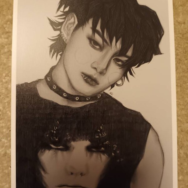 Cool RM Art Print kpop Fanart - Etsy
