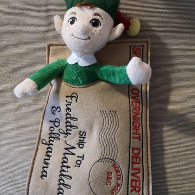 Personalised Elf Envelope Costume. Elf Arrival Ideas. Christmas Eve Box ...