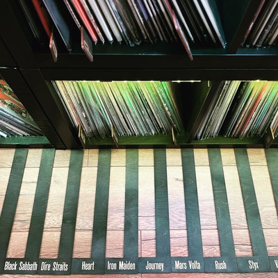 Vinyl Record Ledge Eco Friendly Wood Vinyl Record Oak Shelf - Etsy