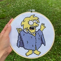 Mr Sparkle the Simpsons PDF Cross Stitch Pattern - Etsy
