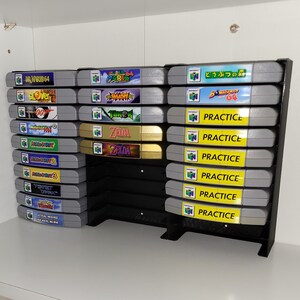 N64 Cartridge Top End Labels DELUXE SET Entire US Library Variants ...