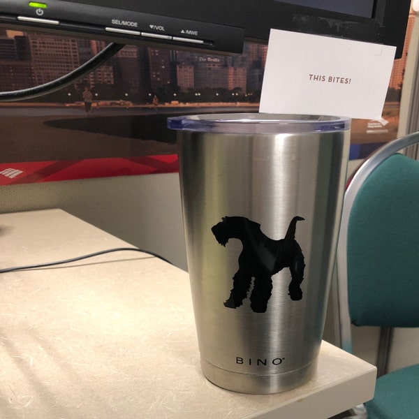 Vinyl Decal - Airedale Terrier Dog Silhouette Custom Vinyl Decal ...