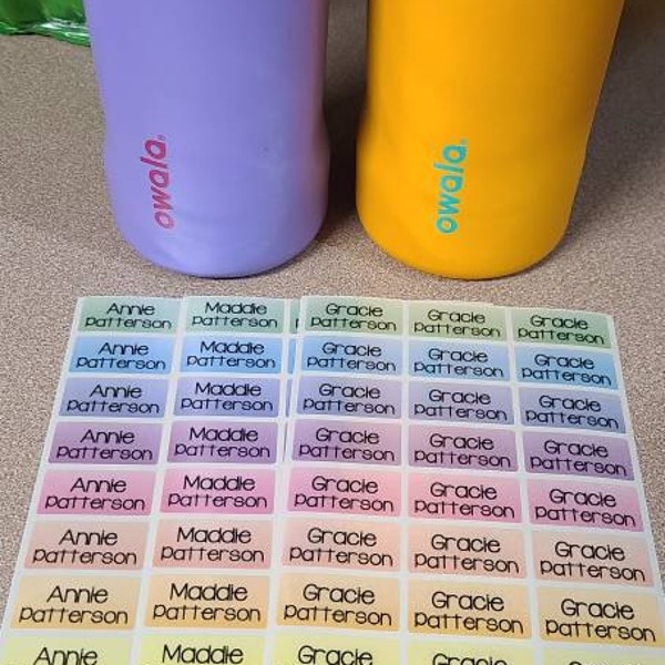 Waterproof Name Stickers Baby Label Kids Name Labels, Personalize Kids ...