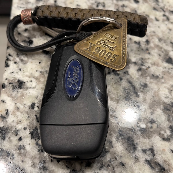 Vintage Brass Tag Ford Motor Company Rouge Plant Car Truck Auto Metal ...