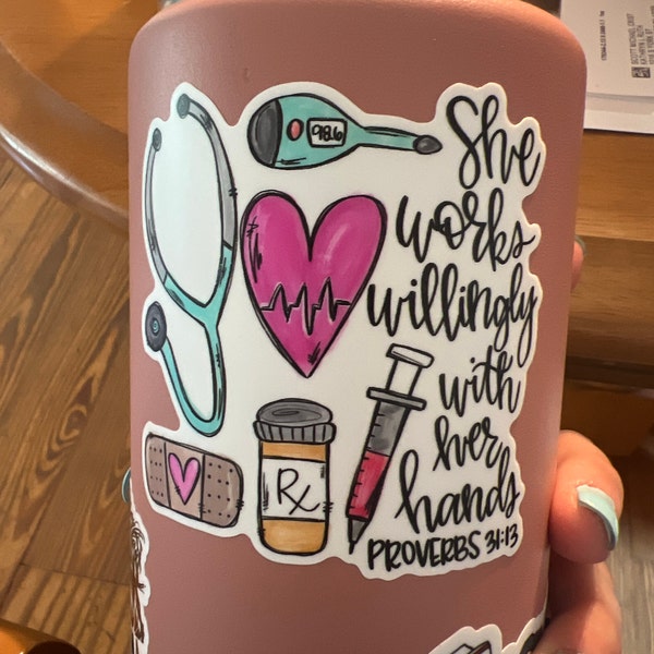 Nurse Sticker | Nursing | Laptop Sticker | Sticker Collector | Vinyl ...