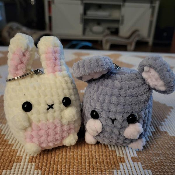 Plushies Amigurumi Animal Keychain, Crochet Plushies, Amigurumi Stuffed ...