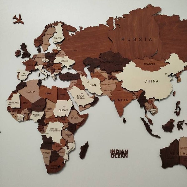 Wooden States Map, 3D States Map, Wood California Map, 3D New York Map ...