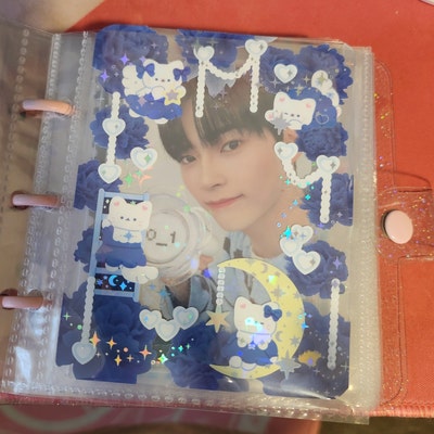 4 INCH Kpop Photocard Binder Mini Binder K-pop Photo Collect Book Photo Card Storage Kpop Binder ...