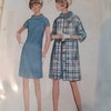 Butterick 6957. Retro 1950s Coat Pattern. Wide Shawl Collar Wrap Coat ...
