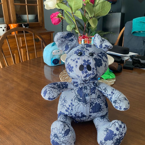 Memory Pig Made From a Loved Ones Clothing - Etsy