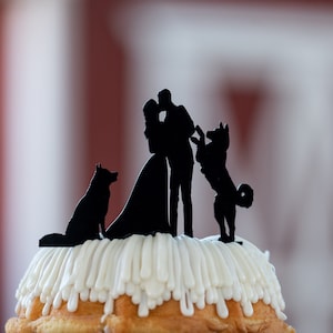 Samoyed Wedding Cake Topper - Etsy