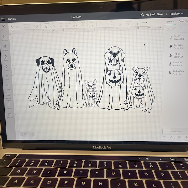 Ghost Dog Breeds PNG: Retro Halloween Clipart (digital Download) - Etsy
