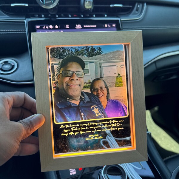 Personalized Mom Light Frame, Custom Acrylic Led Light for Mom, Mothers ...