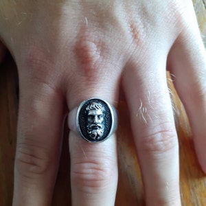 Silver Menorah Ring, Magen David Ring, Handmade Jewish Star Ring ...