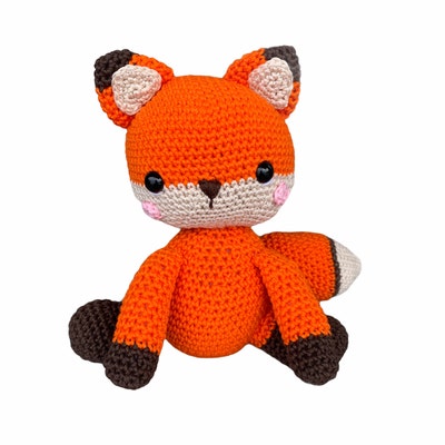 Amigurumi Baby Kit Fox Milo fox, Baby Blanket and Rattle / Tarturumies ...