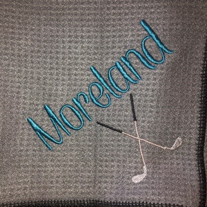 Golf Frame Monogram Machine Embroidery Design 1 Size | Etsy