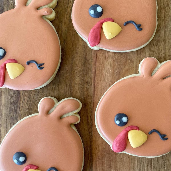 Turkey Face Cookie Cutter. Turkey Head Cookie Cutter. Thanksgiving ...