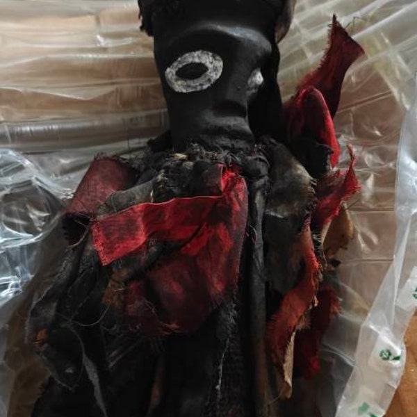 Hand-carved African Mask | Mid Century Fish Puppet | Unique Vintage ...