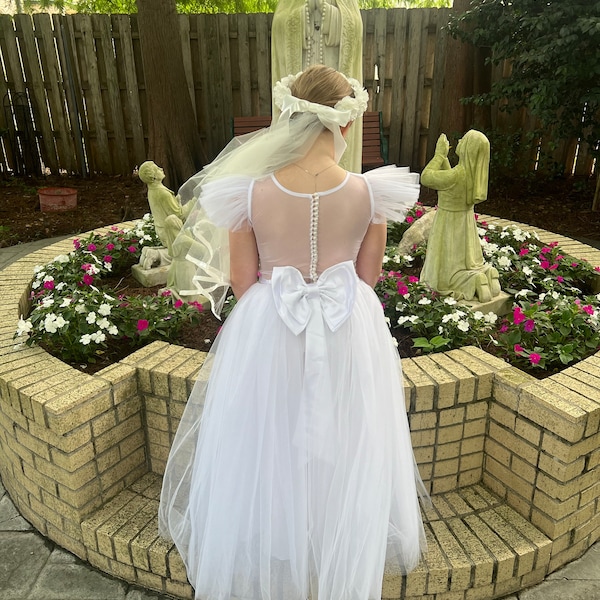 Black Flower Girl Dress, Lace Girl Dress, Tulle Girl Dress, Toddler ...