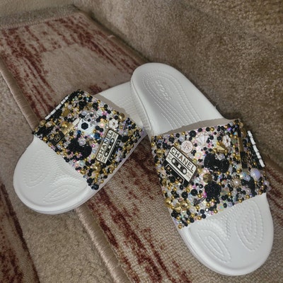 Custom Bling Croc Slides - Etsy