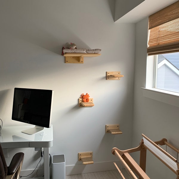Cat Bed, Corner Cat Perch, Cat Wall Furniture, Cat Shelves, Cat Bed ...