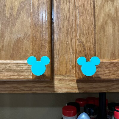 Mickey Mouse Knob Disney Bathroom Handle Disney Home Decor Disney Kitchen Pull Drawer/cabinet ...