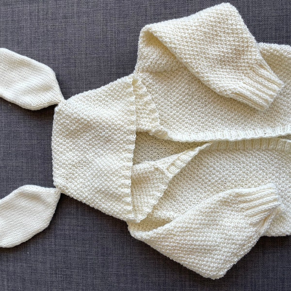 Knitting Pattern Baby Wool Coat Instructions in French PDF Sizes ...