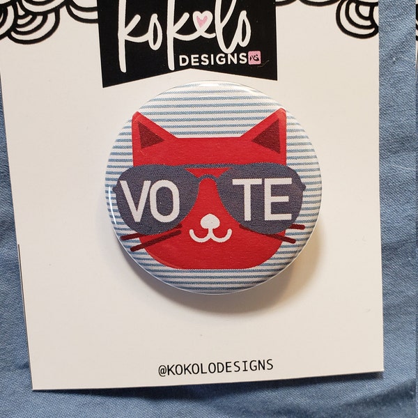 Mix & Match 1" Button Pin Gift- Vote Button Pins- Go Vote- Vote Out ...