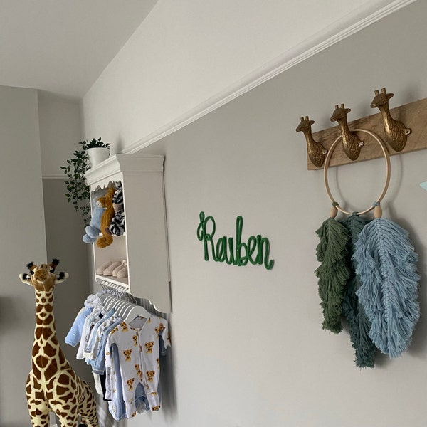 LARGE Custom Wire Word • Any Word • Wall Decor • Personalised Gift ...