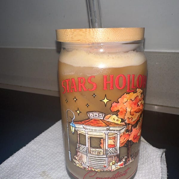 Gilmore Iced Coffee Glass Cup | Gilmore Gift | Beer Can Glass Cup ...