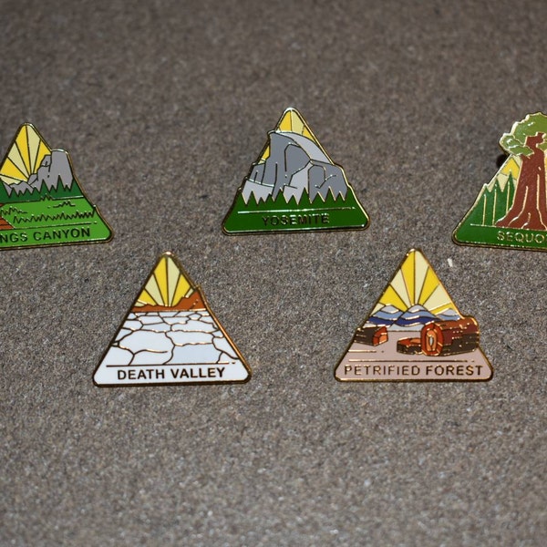 National Park Enamel Pin Sets | National Park Lapel Pin Collection ...