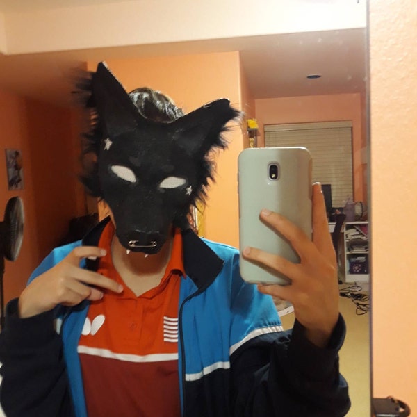 Red Fox Animal Mask High Quality and Lined With Satin - Etsy