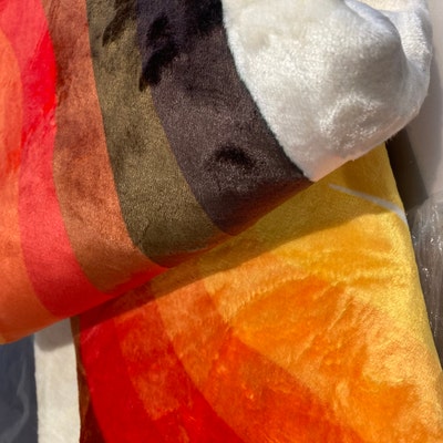 Yellow and Black Mid Century Modern Rug, Scandinavian Style, Living ...