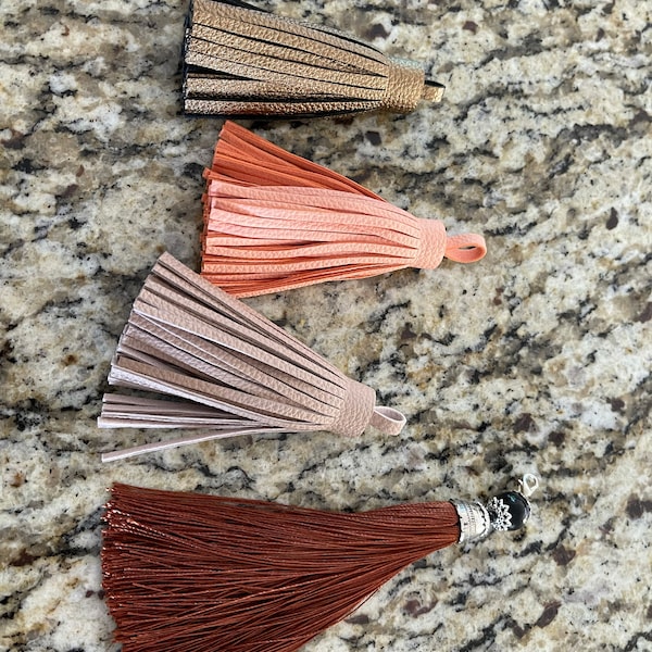 PU Leather Tassel for DIY Projects / Bag Accessories / Dew Drop Bag ...