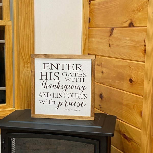 Christian Sign / Bible Verse / Christian Wall Art / Above Door Sign ...