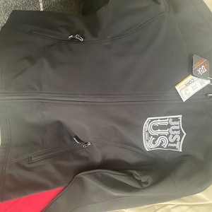 Your Company Soft Shell Jacket Logo Jacket Custom Text Jacket ...