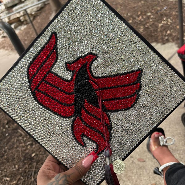 Grad Cap Custom Rhinestones - Etsy
