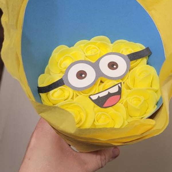 Minions Rose Bouquet - Etsy