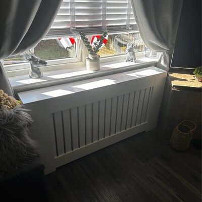 Black Radiator Cover Horizontal Slatsblack Horizontal Slat Radiator ...