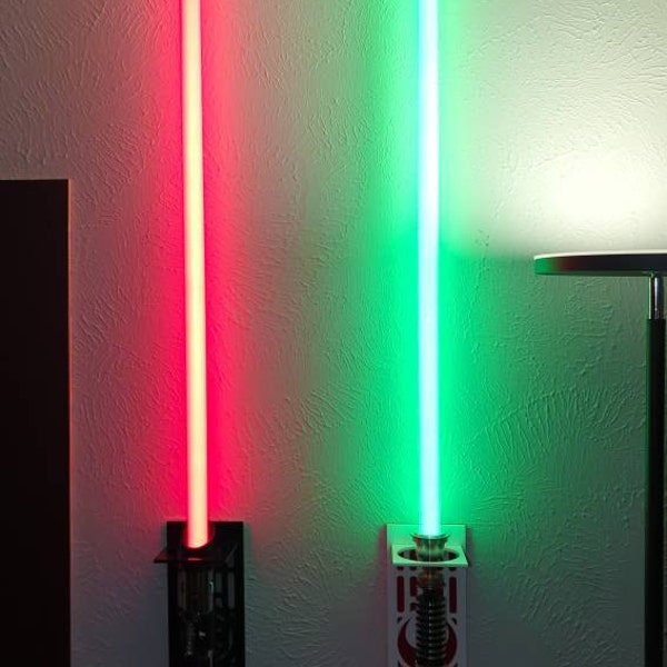 Lightsaber Wall Mount - Vertical Lightsaber Stand - Customizable ...