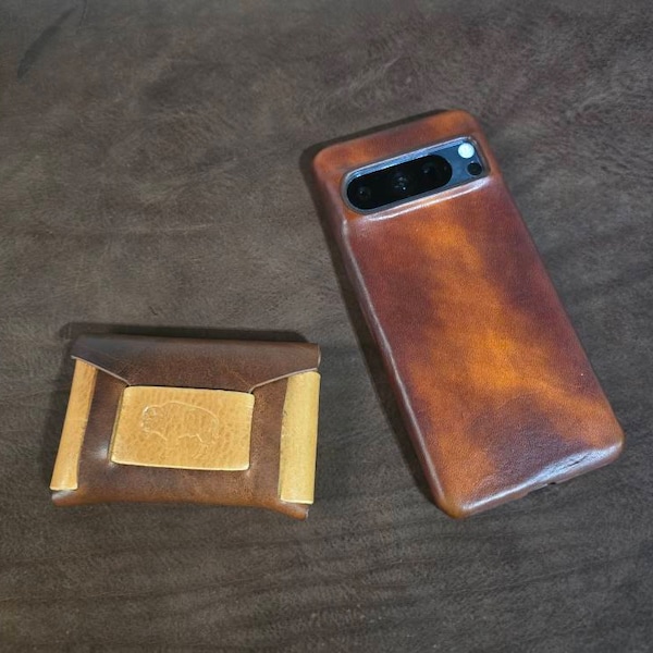 Pixel 8 Pro Leather Case / Pixel 8 Leather Case / Buckskin - Etsy