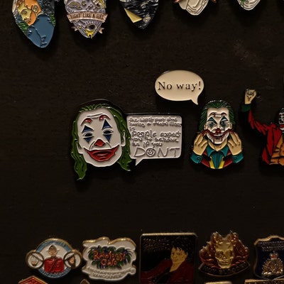 Joker Enamel Pin - Etsy