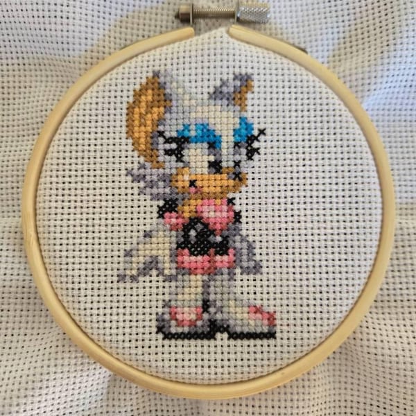 Sonic the Hedgehog Var. B | Sonic the Hedgehog Cross Stitch Pattern | Cute | Small | 4 Inch Hoop ...