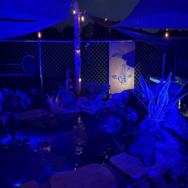 Metal Privacy Screens | Koi Fish Art | Decorative Screens | Oversize ...