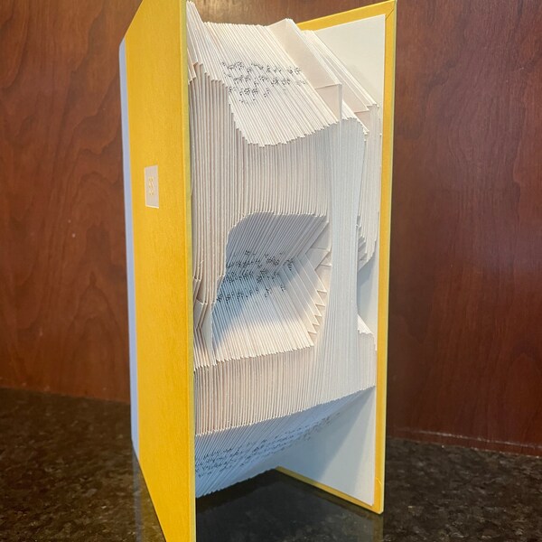 World Map Book Folding Pattern - Etsy