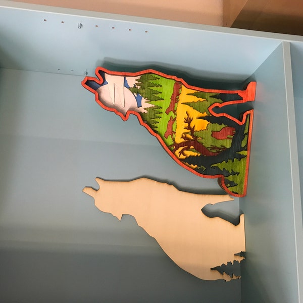 Rustic Howling Coyote Wood Wall Art - Handcrafted Cabin Decor From ...