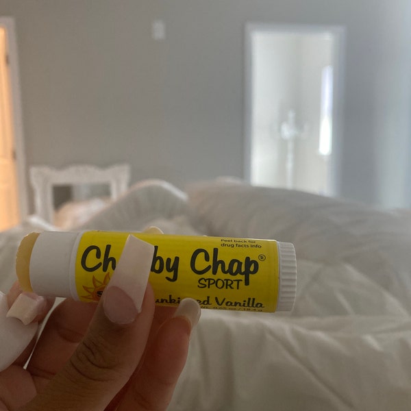 Chubby Chap GIANT .5 Oz Natural Lip Balm, Buttercream Vanilla - Etsy