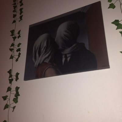 The Lovers II, 1928 by Rene Magritte Famous Art Print Painting Couple ...